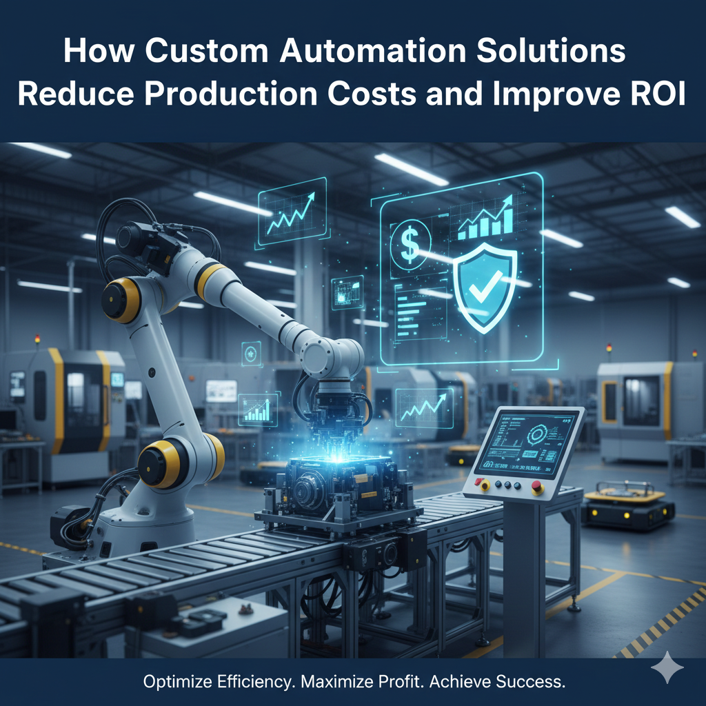 How Custom Automation Solutions Reduce Production Costs and Improve ROI – Pronto System Solutions